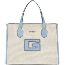 Guess Shopper, Reißverschluss, Logo, für Damen, blau