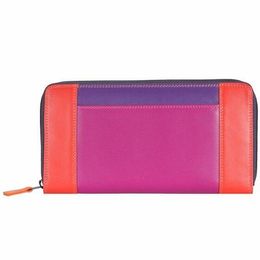 mywalit Geldbörse II Leder 19 cm sangria multi