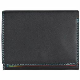 mywalit Medium Tri-fold Wallet Geldbörse Leder 12 cm black-pace