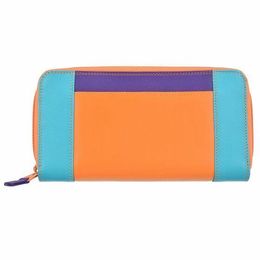 mywalit Zip Around Purse Geldbörse II Leder 19 cm copacabana