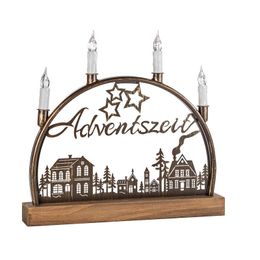 LED-Schwibbogen "Adventszeit" 33cm