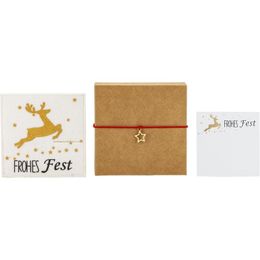 Geldgeschenk-Verpackung aus Filz "Frohes Fest"