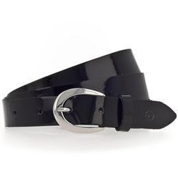 Tamaris G&uuml;rtel Damen Gr&ouml;&szlig;e 115 schwarz / silber