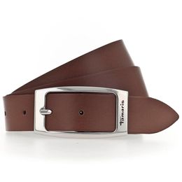Tamaris G&uuml;rtel Damen Gr&ouml;&szlig;e 80 kastanienbraun / silber