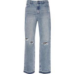 Karl Kani Jeans Herren Gr&ouml;&szlig;e 28 blue denim / wei&szlig;