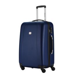 Hartschalen-Trolley Hauptstadtkoffer "Wedding" Gr. B/H/T: 38 cm x 55 cm x 22 cm 42 l, blau (dunkelblau) Koffer Handgepäck-Koffer