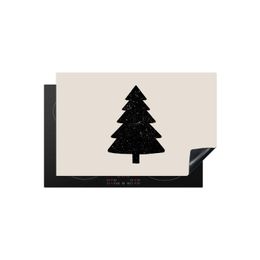 MuchoWow Herdblende-/Abdeckplatte Weihnachtsbaum