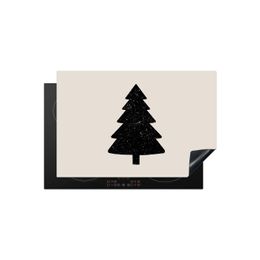 MuchoWow Herdblende-/Abdeckplatte Weihnachtsbaum