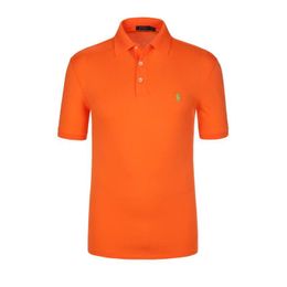 Übergröße : Polo Ralph Lauren, Poloshirt in Piqué-Qualität in Orange