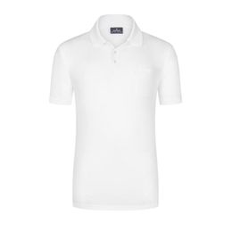 &Uuml;bergr&ouml;&szlig;e : Ragman, Poloshirt aus leichtem Baumwollmix in Wei&szlig;