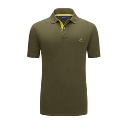 &Uuml;bergr&ouml;&szlig;e : Gant, Poloshirt mit Stretchanteil in Oliv