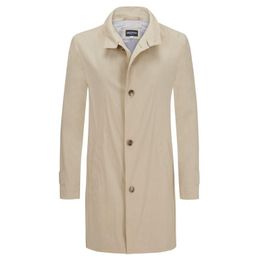 &Uuml;bergr&ouml;&szlig;e : HECHTER PARIS, Kurzmantel mit Stehkragen, H-Xtension in Beige