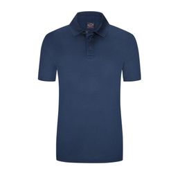 Paul & Shark &Uuml;bergr&ouml;&szlig;e : Paul & Shark, Poloshirt aus mercerisierter Baumwolle in Marine