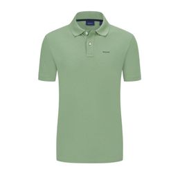 &Uuml;bergr&ouml;&szlig;e : Gant, Poloshirt in Piqu&eacute;-Qualit&auml;t mit Logostickerei in Gr&uuml;n