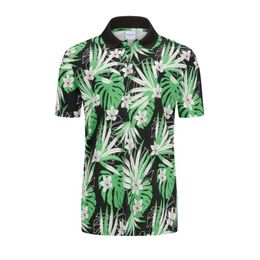Jack & Jones &Uuml;bergr&ouml;&szlig;e : Jack & Jones, Poloshirt mit floralem Allover-Print in Wei&szlig;