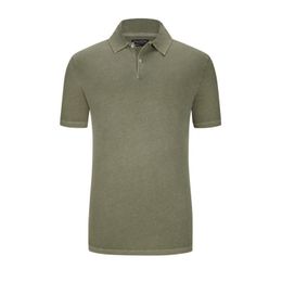 Marc O'Polo &Uuml;bergr&ouml;&szlig;e : Marc O'Polo, Poloshirt in Jersey-Qualit&auml;t aus Bio-Baumwolle in Oliv