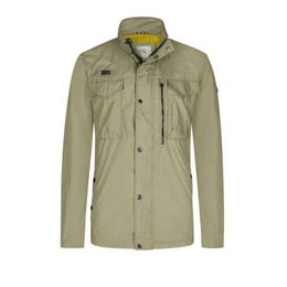 Übergröße : Camel Active, Leichte Freizeitjacke mit Stehkragen, garment dyed in Oliv