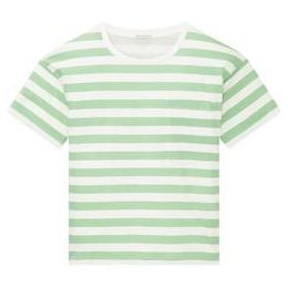 Tom Tailor Mädchen Gestreiftes T-Shirt, weiß, Streifenmuster, Gr. 152