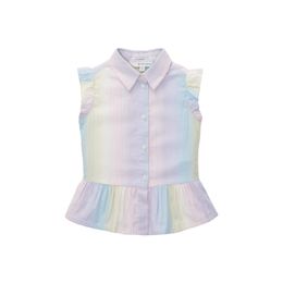 Tom Tailor Mädchen Bluse mit Volants, rosa, Farbverlauf / Dip-Dye, Gr. 92/98