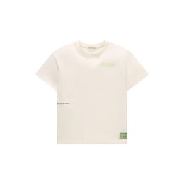 Tom Tailor Jungen T-Shirt mit Textprint, weiß, Textprint, Gr. 140