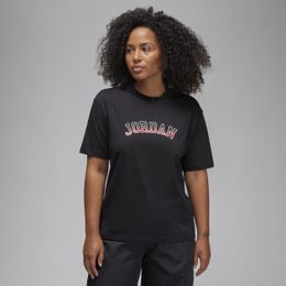 Jordan T-Shirt mit Grafik für Damen - Schwarz
