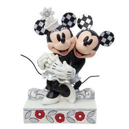 Micky Mouse Mickey Mouse Centennial Celebration - Micky & Minnie - Christmas Countdown Statue multicolor