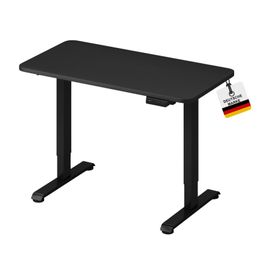 ALBATROS Höhenverstellbarer Schreibtisch LIFT 2P11, 110x60cm, Schwarz, Schreibtisch Höhenverstellbar Elektrisch mit Digitaldisplay, Optimal als Stehschreibtisch, Bürotisch oder Standing Desk