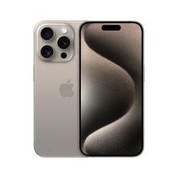 iPhone 15 Pro 128GB, Handy Titan Natur, iOS Display: 15,5 cm (6,1 Zoll) Prozessor: Apple A17 Pro Hauptkamera: 48 MP + 12 MP + 12 MP Frontkamera: 12 MP