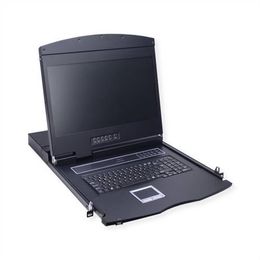 Value 19-KVM-Konsole, 48 cm (19) TFT (16:9), VGA, USB, Tastaturlayout F