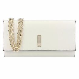 BOSS Ariell Clutch Tasche Leder 19 cm open white