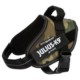 Julius K9 IDC® Powergeschirr® für Hunde, Größe 0: Brust 58-76 cm, Hundegewicht 14-25 kg, camouflage
