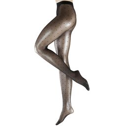 Falke Fine Tights 'Dot' female Black size XL