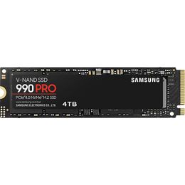 Samsung 990 PRO Festplatte, 4 TB SSD M.2 via NVMe, intern