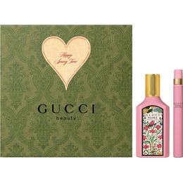 Gucci Flora Gorgeous Gardenia Duft-, Duftset (Eau de Parfum 50 ml, Eau Mini 5 ml), Damen, blumig, TRANSPARENT