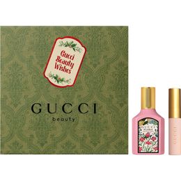 Gucci Flora Gorgeous Gardenia Duft-, Duftset (Eau de Parfum 30 ml, Mascara Mini 3 ml), Damen, blumig, TRANSPARENT