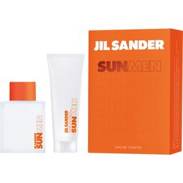 Jil Sander Sun Men Duft-, Duftset (Eau de Toilette 75 ml, Duschgel ml), Herren, würzig/aromatisch/holzig, transparent