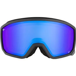 Alpina Skibrille "Scarabeo S Q-Lite", verspiegelt, Anti-Beschlag, schwarz, OneSize
