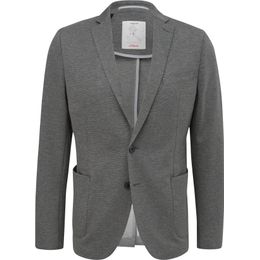 s.Oliver BLACK LABEL Sakko, Slim Fit, Reverskragen, für Herren, grau, 50