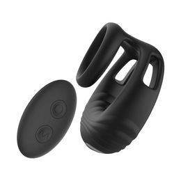 dreamtoys Ramrod - Strong Vibrating Cockring with Remote, 3,4 - 7 cm