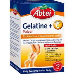 Abtei Gelatine Pulver + Vitamin C (40 Portionen) (400 g)