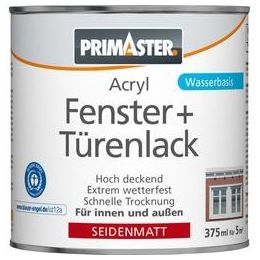 Primaster Acryl Fenster- und Türenlack 375 ml weiß seidenmatt