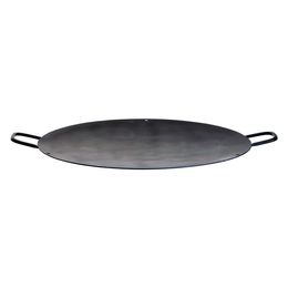 Paella World Wokschale/Grillschale mit Griffen, Ø 100 cm, Stahl unbeschichtet