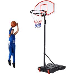 Costway Basketballständer 178-208 cm höhenverstellbar
