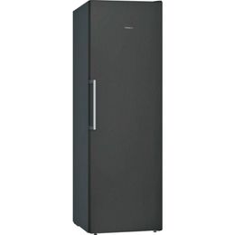 IQ300, Freistehender Gefrierschrank, 186 x 60 cm, BlackSteel GS36NVXEV - Siemens