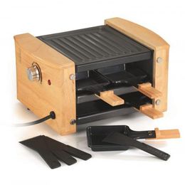 Kitchen Chef - Raclette Maschine 4 Personen 650w + Grill - kcwood.4rp