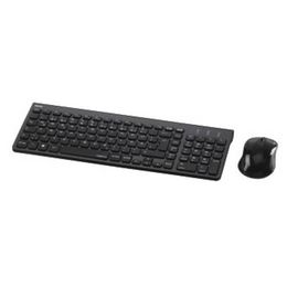 Hama 00182666 Funk-Tastatur-/Maus-Set Trento, Schwarz, QWERTZ DE