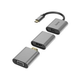 Hama 00200306 6in1 Adapter, Connect2Go, USB-C, Mini-DisplayPort, HDMI™, VGA