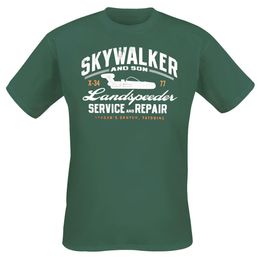 Star Wars Skywalker T-Shirt grün in M