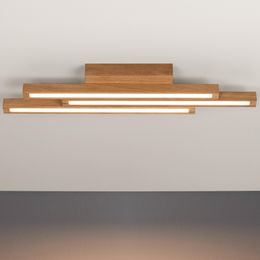 hofstein Cajas Deckenleuchte LED Naturfarben, 3-flammig