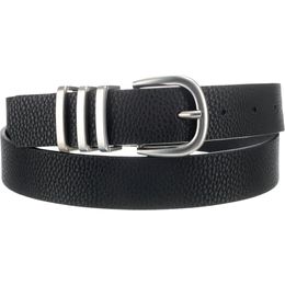PIECES Belt female size 95 Black / Silver